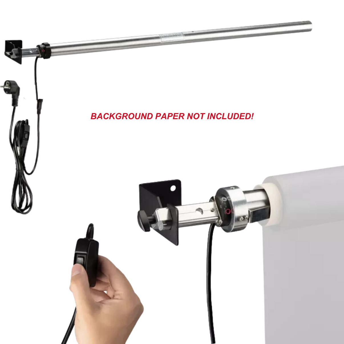 1 to 6 Axis Electric Background Roller System with Weighted Bar for Pa